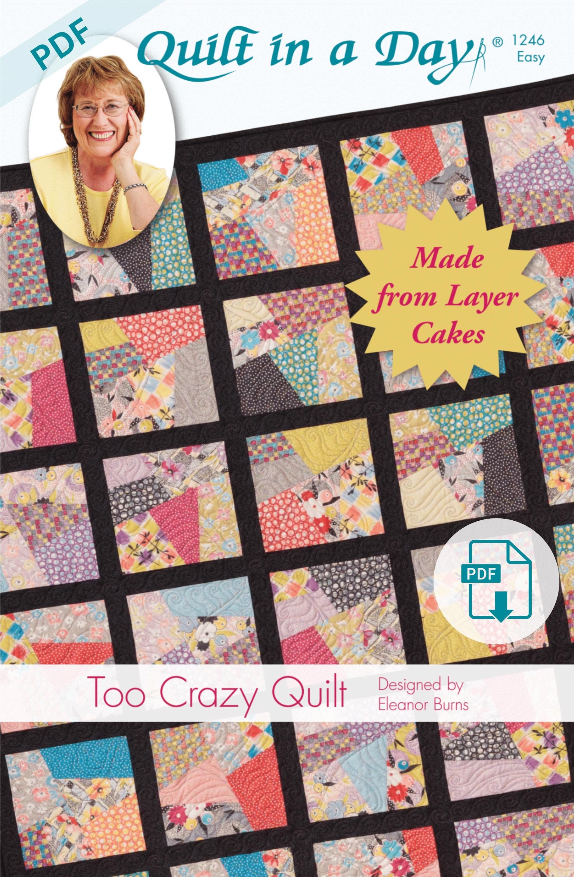 Too Crazy Digital Download Quilt Pattern - Eleanor Burns Signature ...