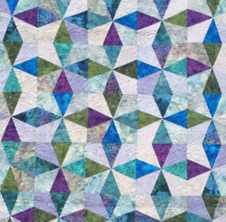 Compass Rose is a Light and Dark Quilt Pattern to Create - Etsy