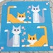Cat Scratch Quilt Pattern by Art East Quilting Co - Etsy