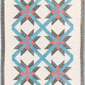 Mexican Star Quilt Pattern Digital Pattern, Downloadable, Print From Home, Quilt in a Day ...