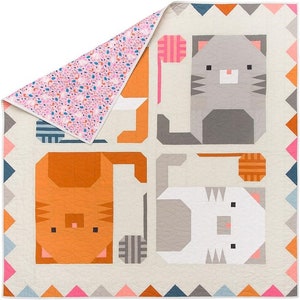 Kitten Around Quilt Pattern by Pen & Paper - Etsy