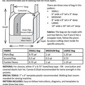 Chunky Wee Bag Pattern by Hunter's Design Studio - Includes 3 Sizes - Etsy