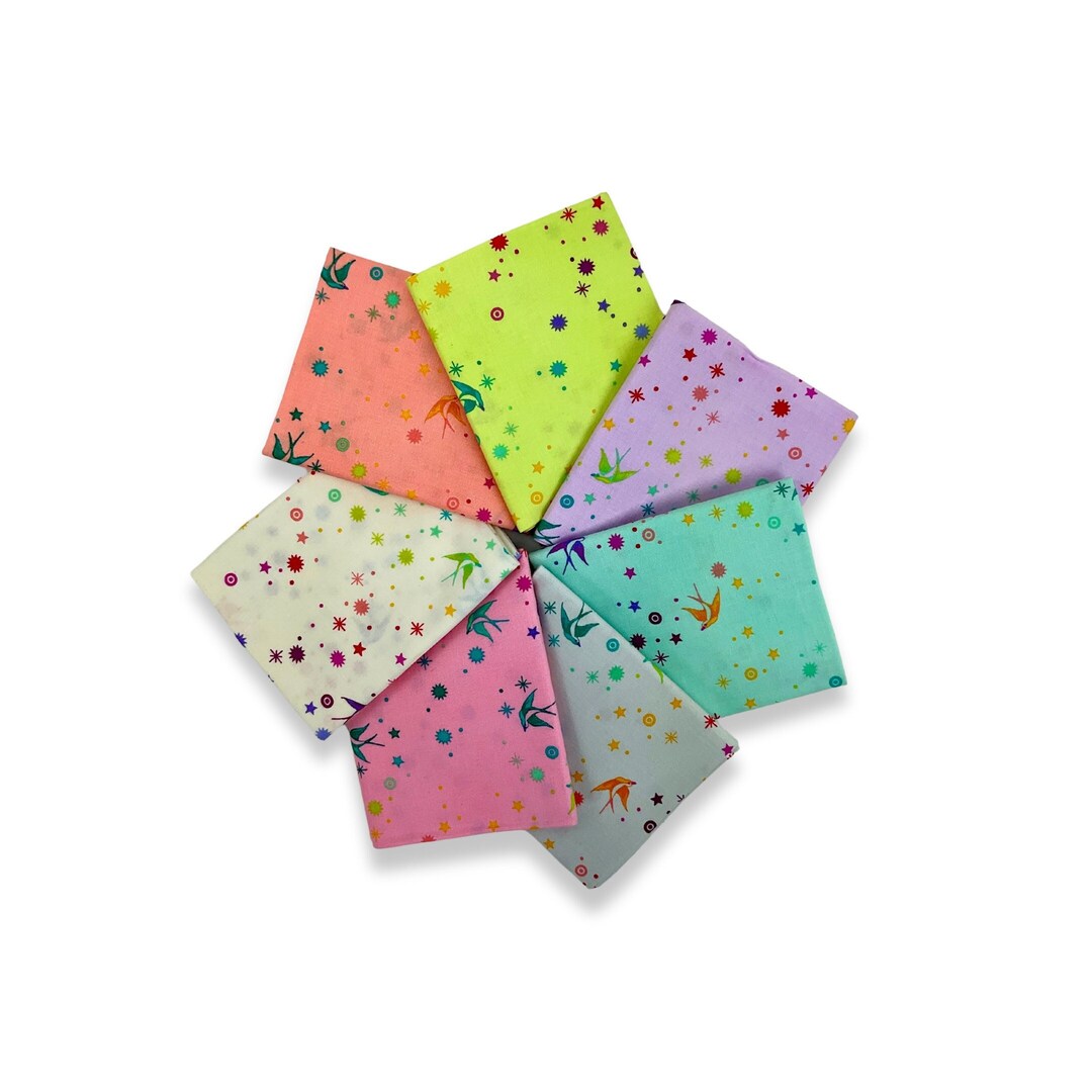 Free Spirit - Tula Pink - Fairy Dust Fat Quarter Bundle 7 Pieces - Tula ...