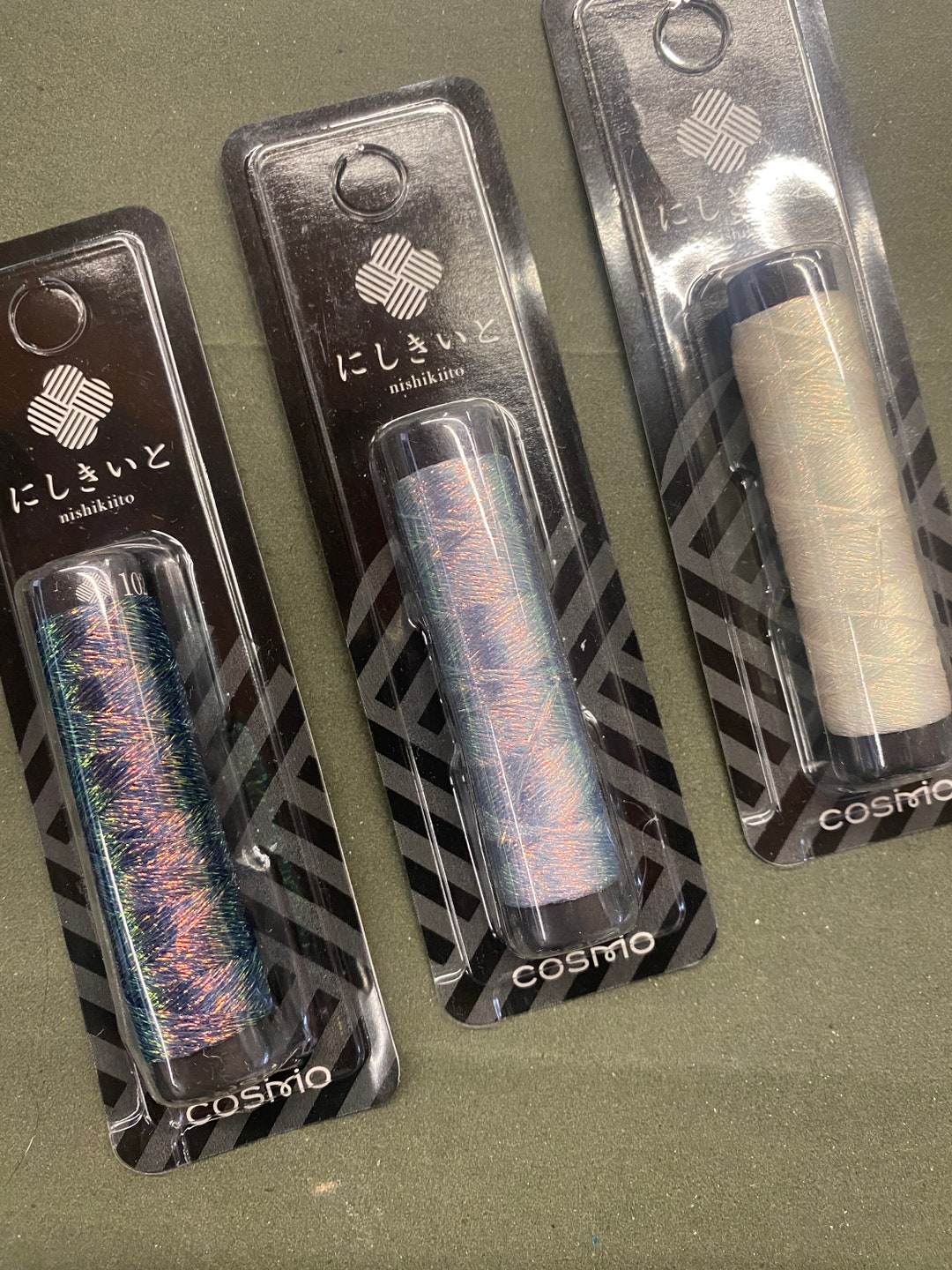 Cosmo Nishikiito Metallic Embroidery Thread variegated Rainbow ...