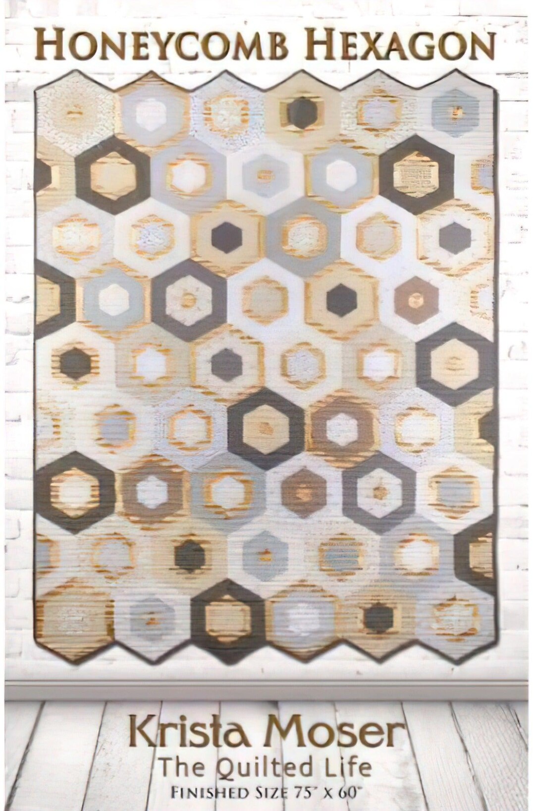 Honeycomb Hexagon Quilt Pattern by Krista Moser - Etsy
