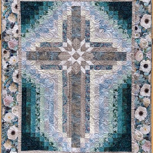 Farmhouse Cross Quilt Pattern by Quiltfox - Etsy