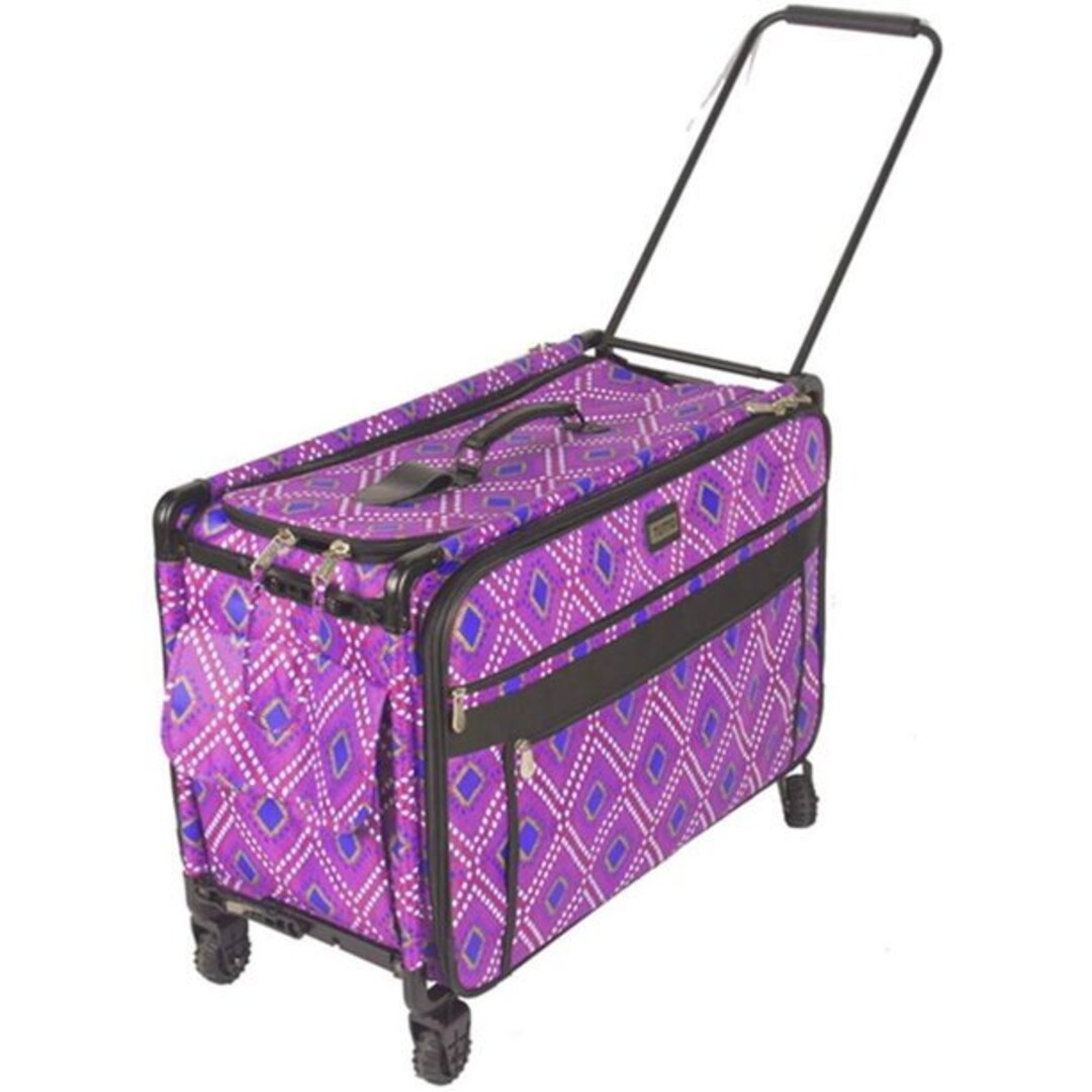 Large Tutto Pink Modern Sewing Machine Carrier, a Quilting Project Bag ...