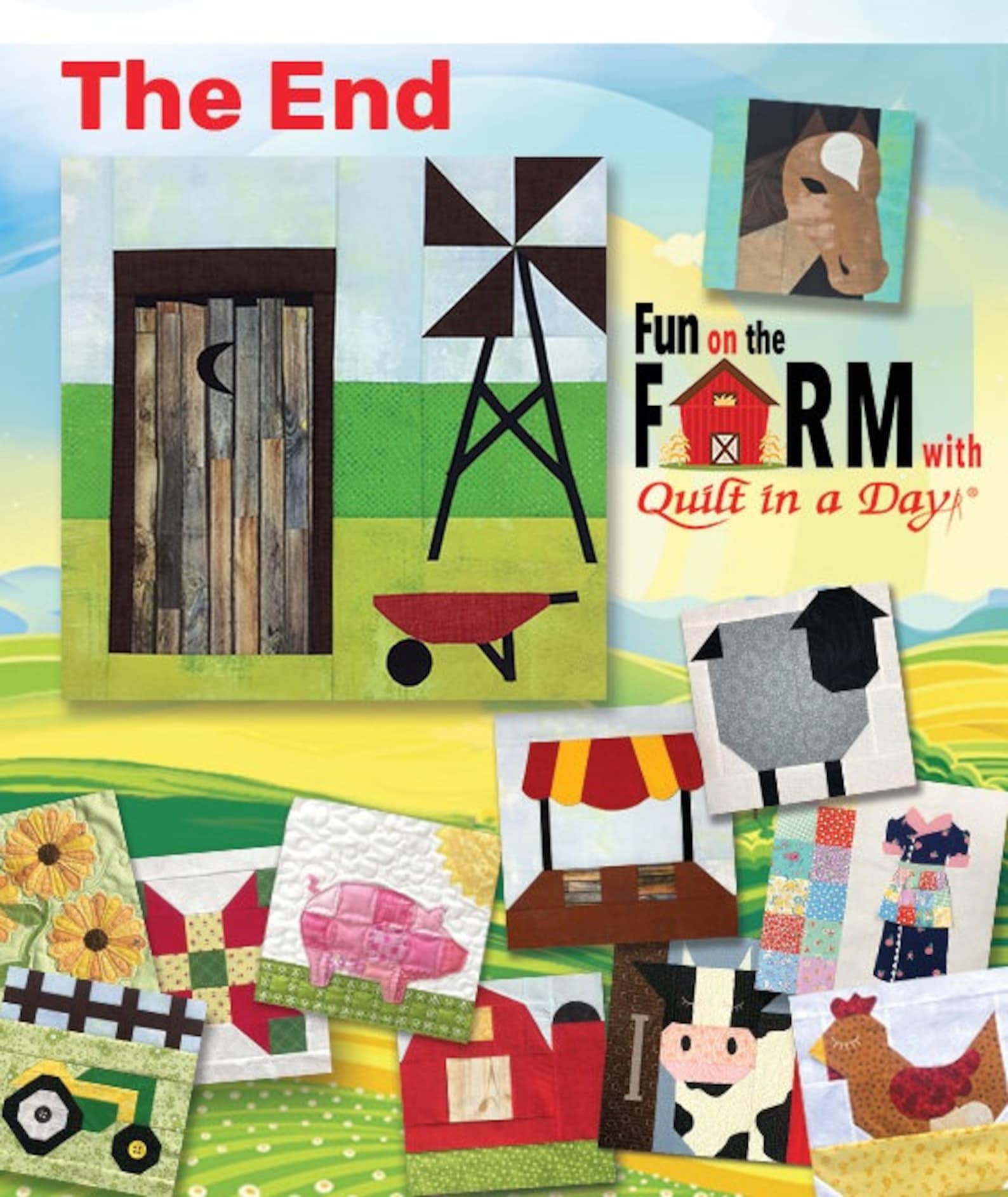 Pig Quilt Block Kit, Precut Pig Kit, All Fabric & Pattern Included, Joy ...