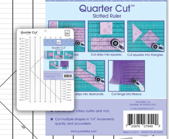 Quarter Slotted Cutting Template for Strips Strips Into - Etsy