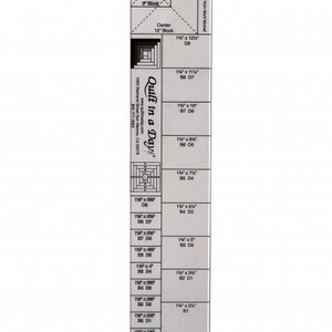 The Log Cabin Ruler by Quilt in a Day Companion to Forty Fabulous Years ...