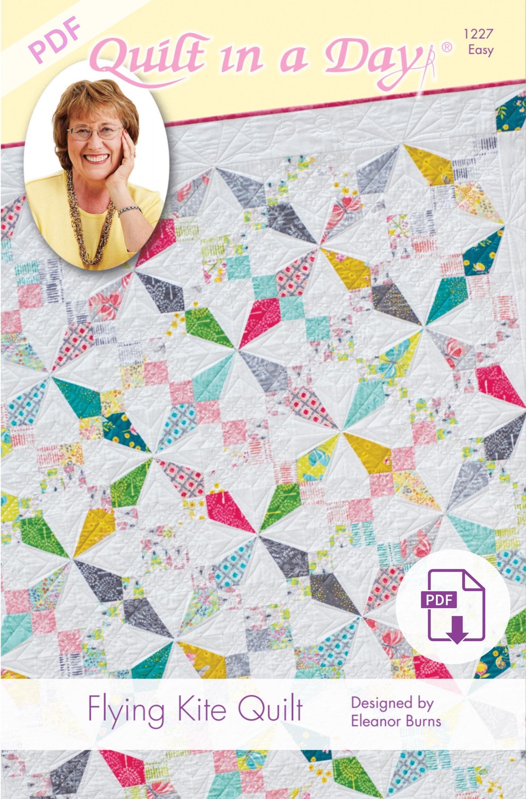 Flying Kite Digital Download Quilt Pattern - Eleanor Burns Signature ...