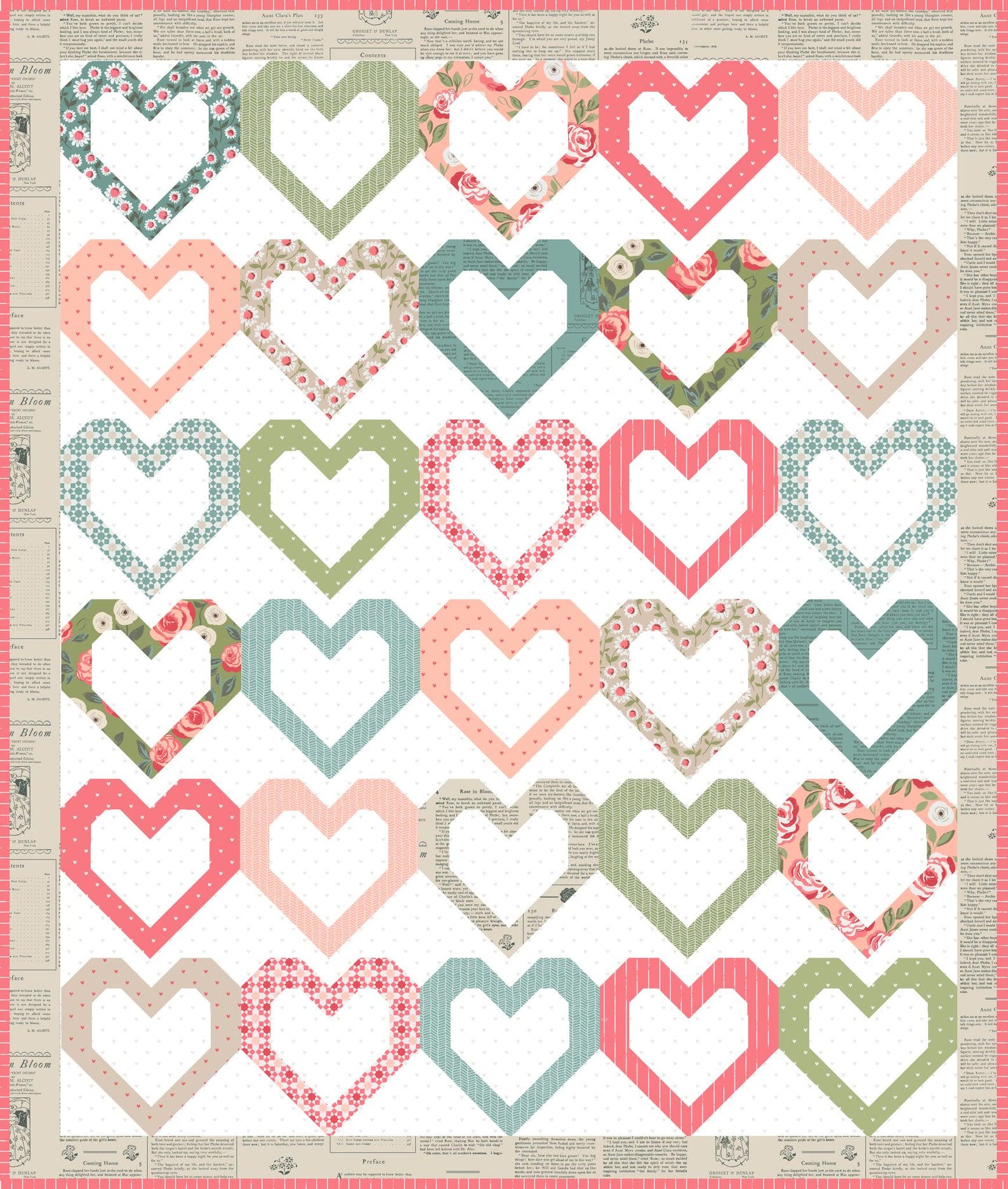 Open Heart Quilt Pattern by Lella Boutique - Fat Quarter Friendly ...