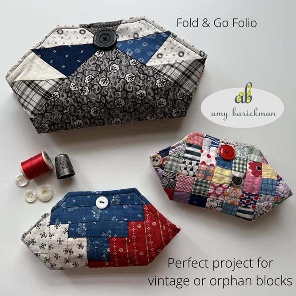 Fold & Go Folio Pattern by Amy Barickman - Jewelry, Essentials, and ...