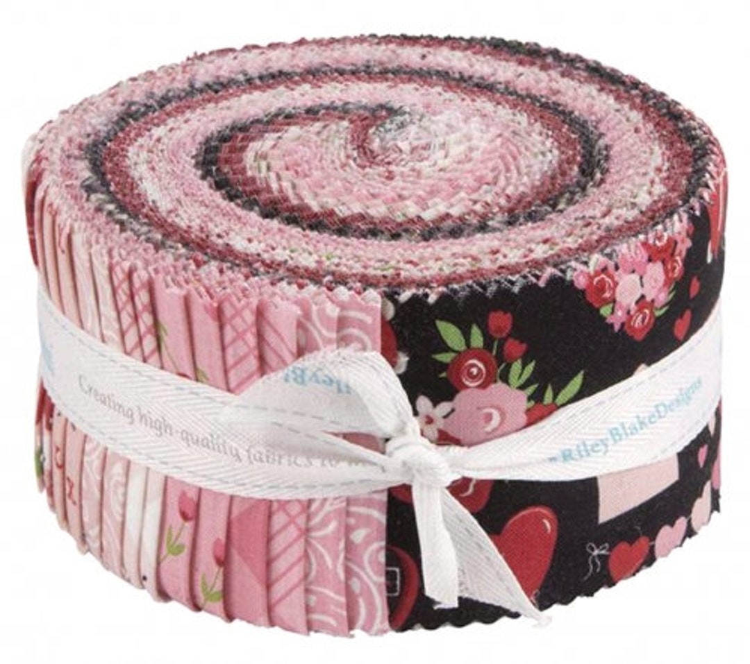 Riley Blake - Falling in Love 2.5 Inch Rolie Polie 40 Pcs - Etsy