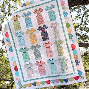 Millie's Dresses Quilt Pattern by Lori Holt It's Sew Emma - Etsy