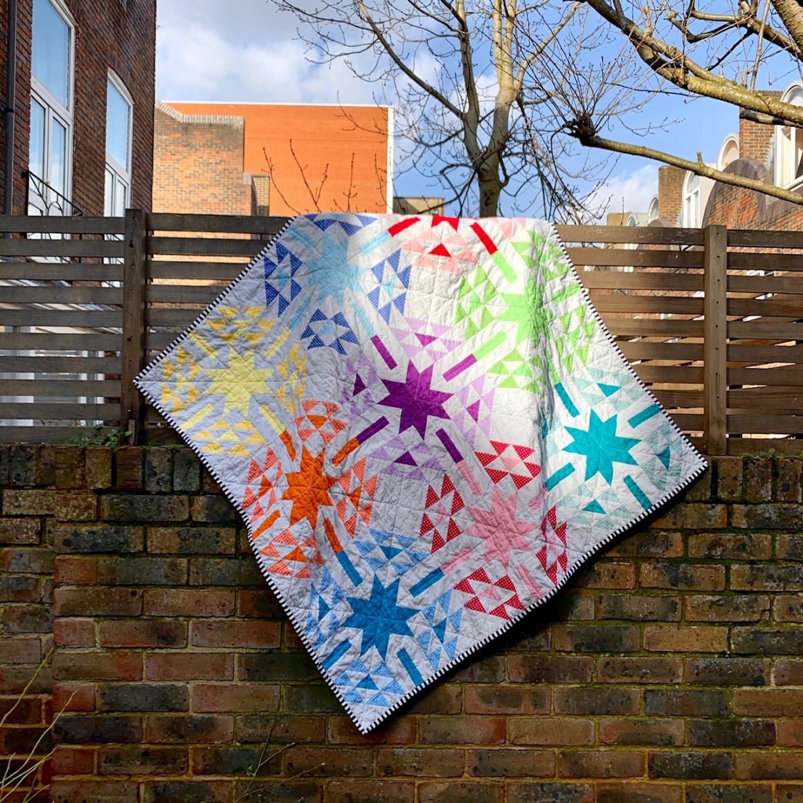 Aglow Quilt Pattern by Morgan Mccollough From Modernly Morgan - Fat ...