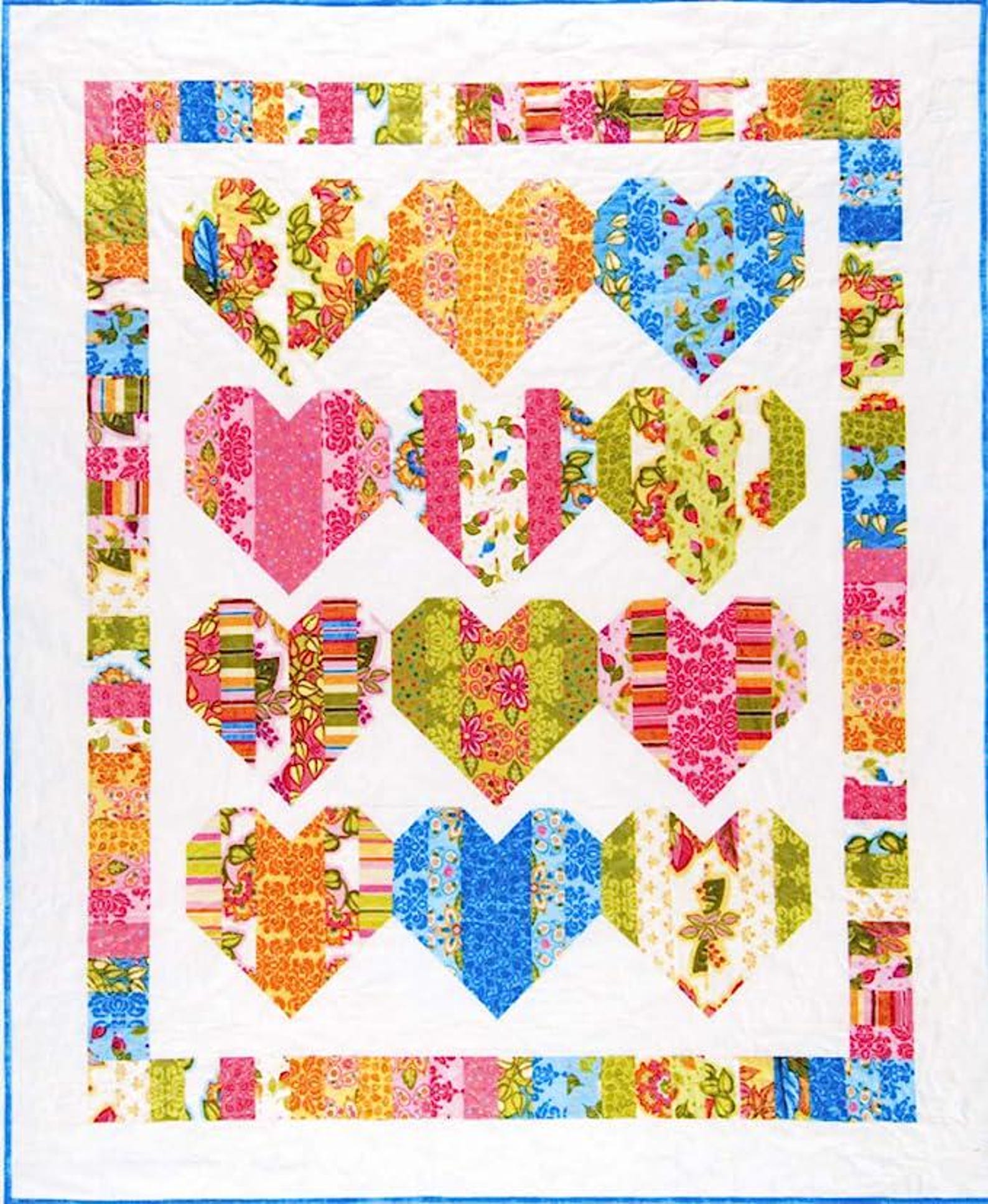 Heartstrings Quilt Pattern by Black Mountain Needleworks - Etsy