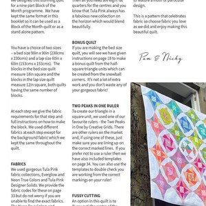 Bedazzled Pattern Booklet by Pam & Nicky Lintott - Fat Quarter and Fat ...