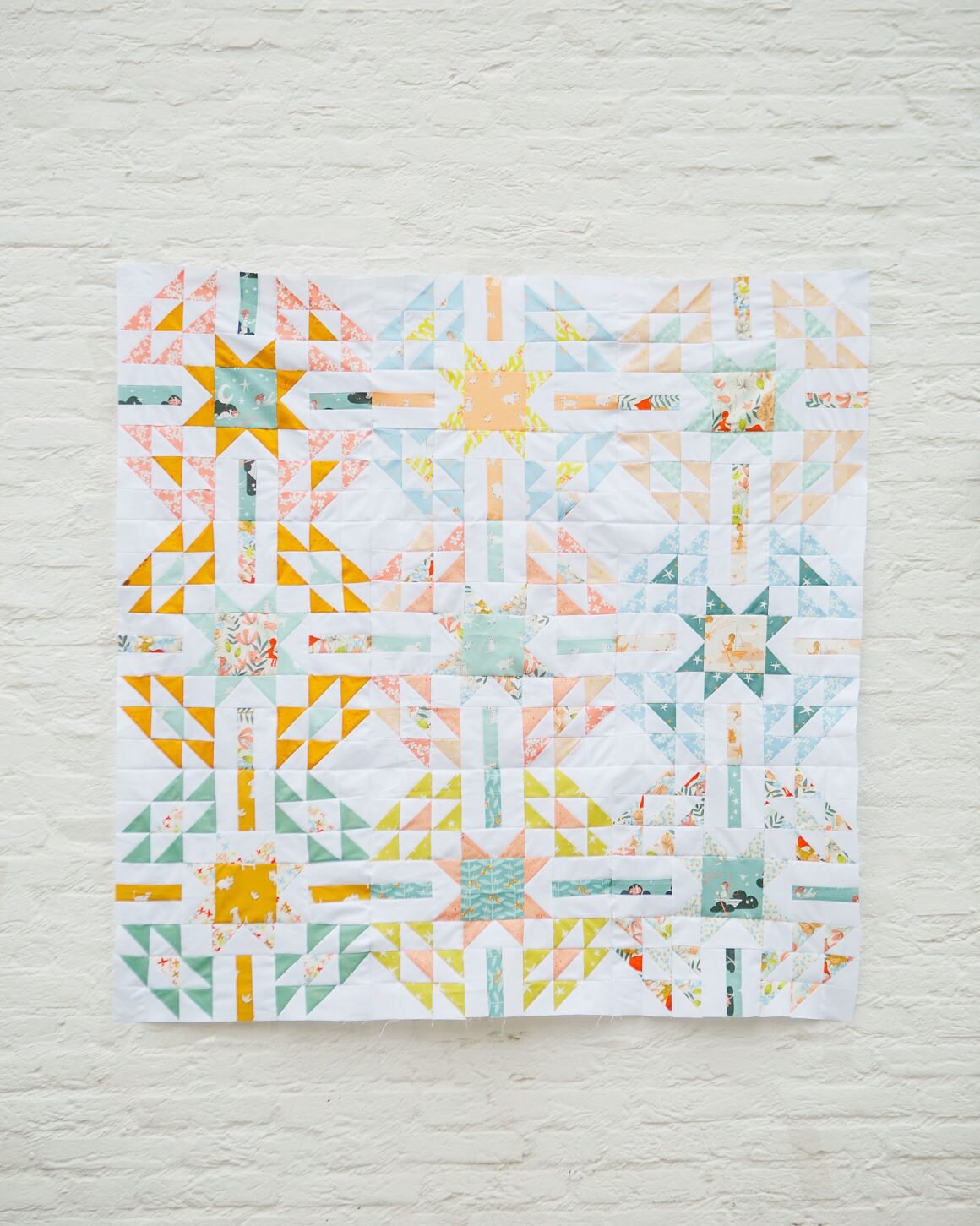 Aglow Quilt Pattern by Morgan Mccollough From Modernly Morgan - Fat ...