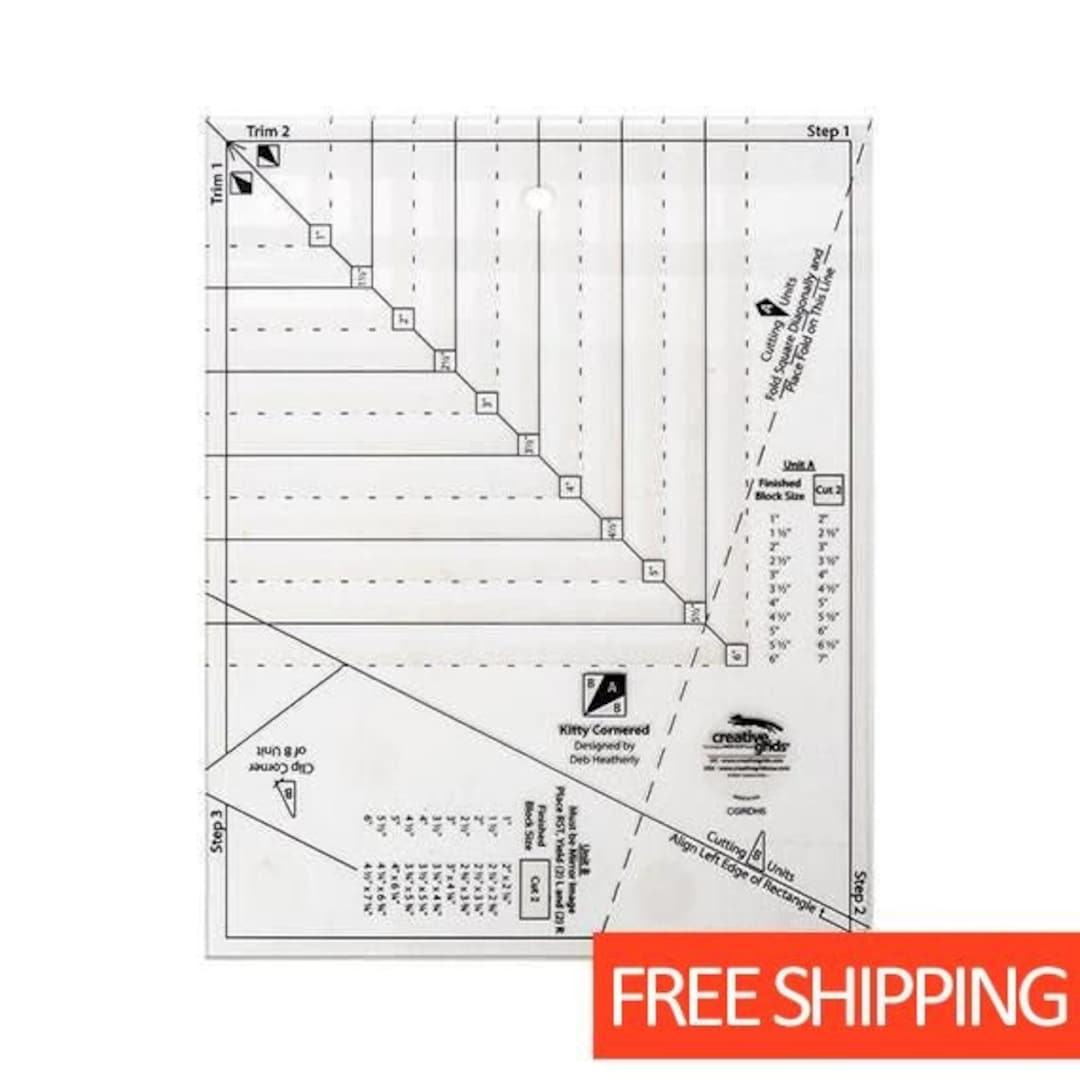 Kitty Cornered (CGRDH5) by Creative Grids, Free Shipping on Creative ...