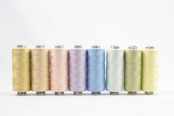 Konfetti 8-spool Thread Set Iced Pastel Egyptian Thread for - Etsy