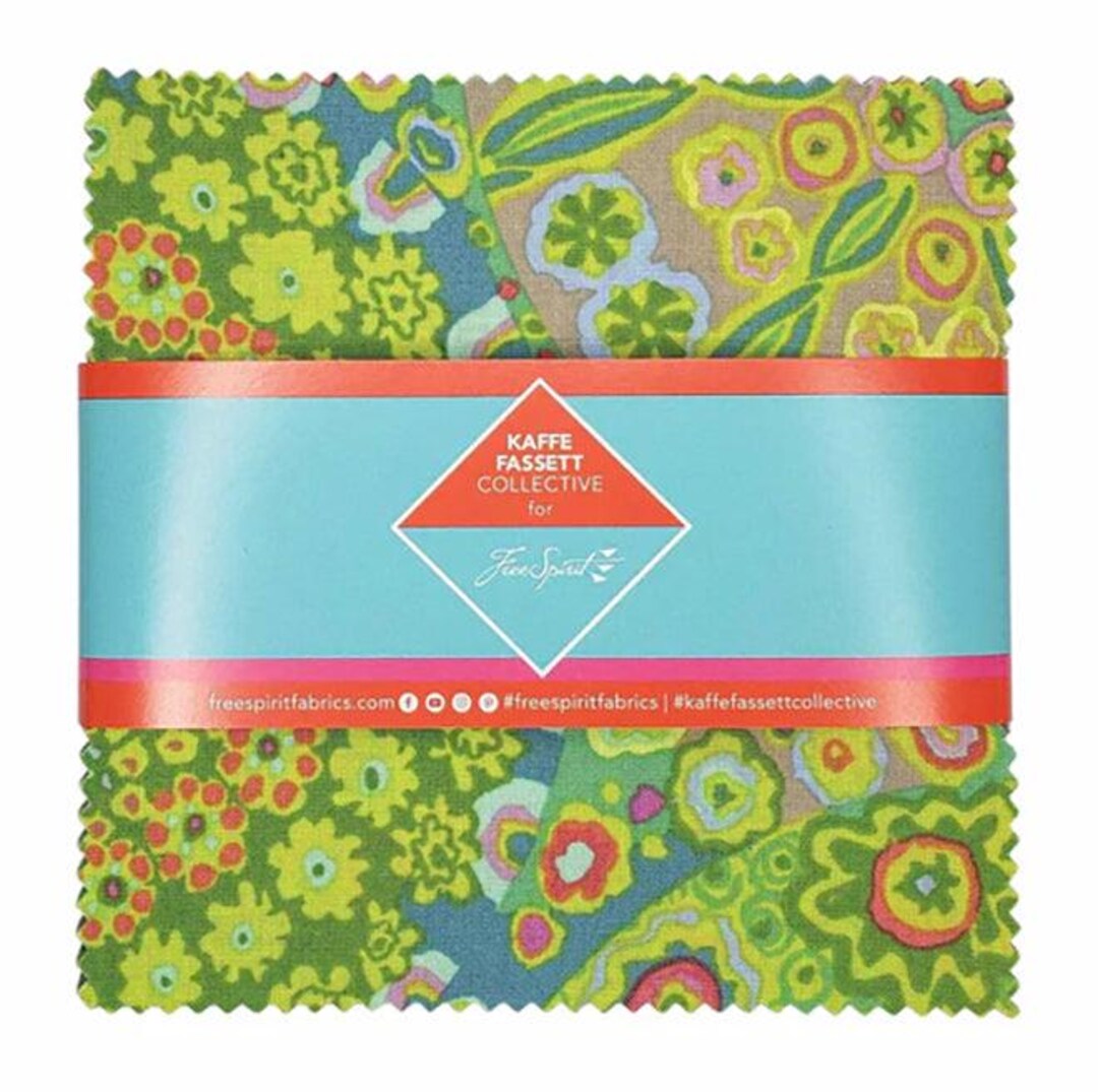 Classics Plus Tidal 5 Inch Charm by Kaffe Fassett for Free Spirit ...