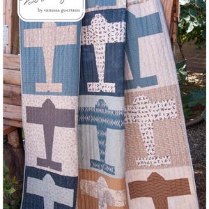 Aviator Quilt Pattern by Lella Boutique - Fat Quarter Friendly Pilot ...