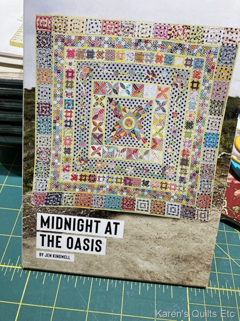 Midnight at the Oasis Quilt Pattern Features a Medallion Style - Etsy