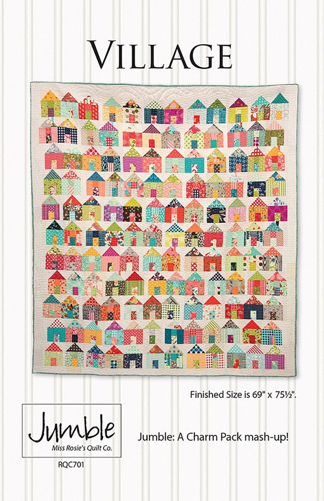 Jumble: Village Pattern, Neighborhood Quilt Pattern, Home Sweet Home ...