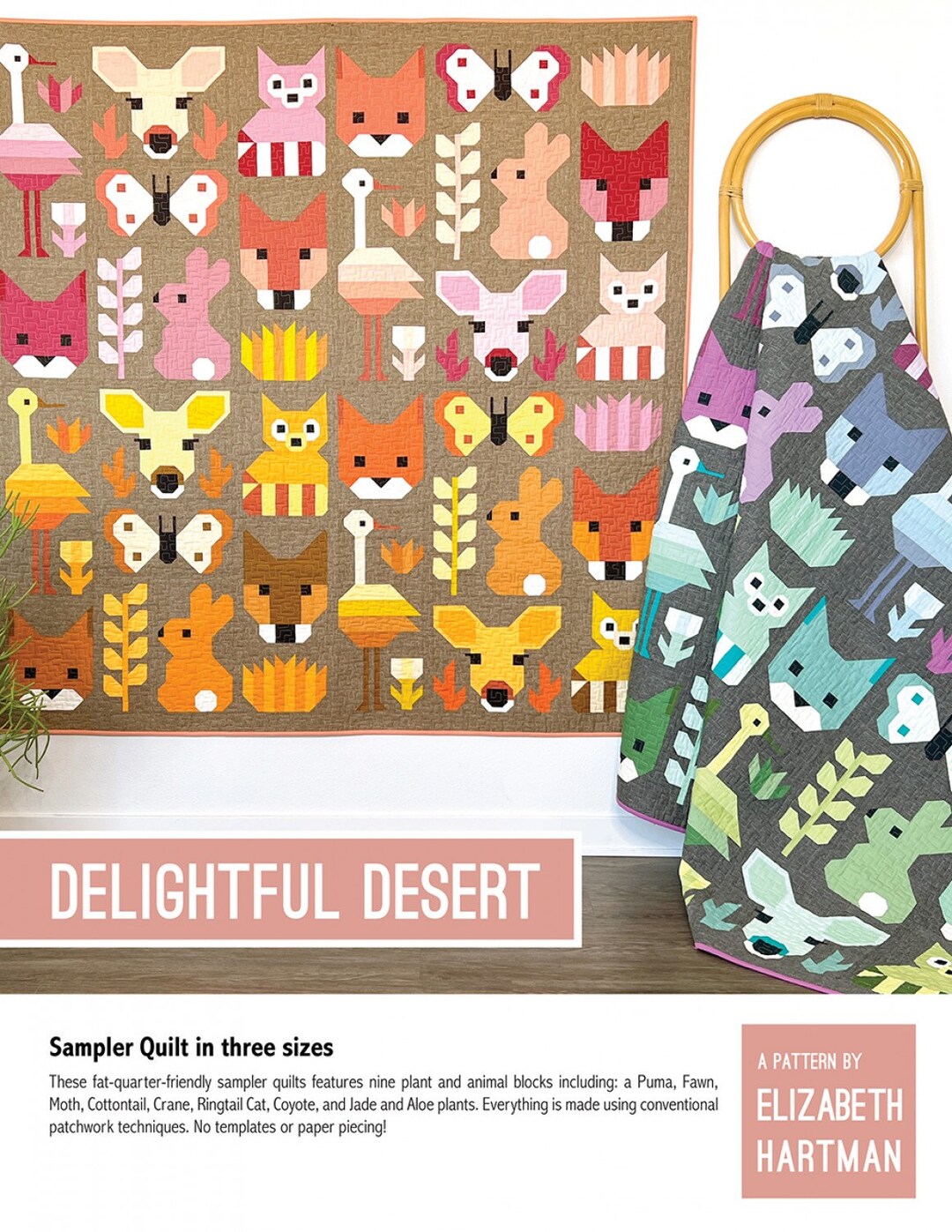 Delightful Desert Quilt Pattern by Elizabeth Hartman, Wild Animal ...