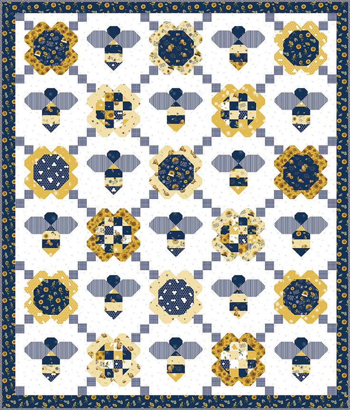 Daisy a Day Quilt Pattern by Beverly Mccullough of Flamingo Toes - 79 ...