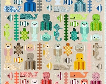 Ocean Quilt Pattern | Etsy