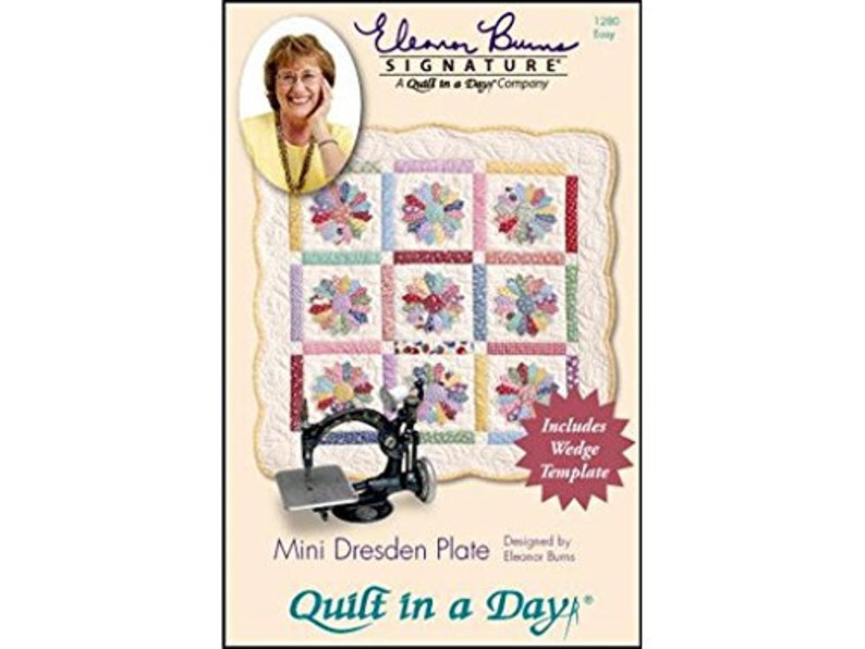Mini Dresden Plate Pattern and Template 1280 Quilt in a Day - Etsy