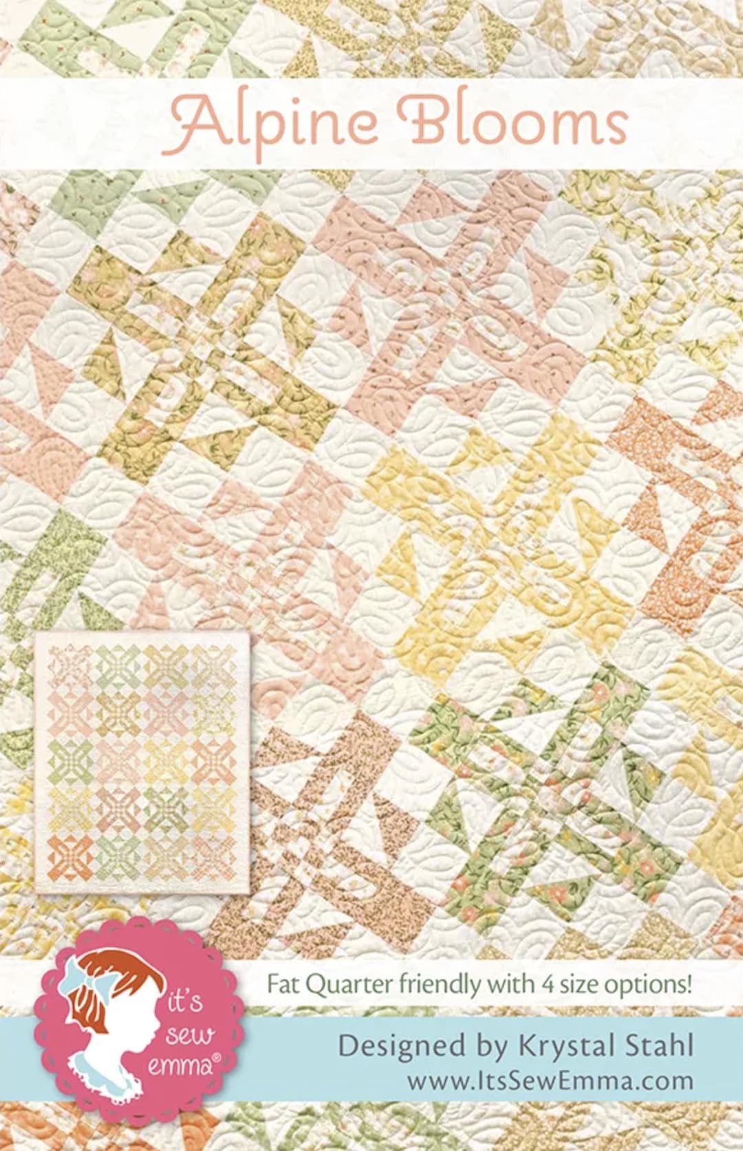 Alpine Blooms Quilt Pattern by It's Sew Emma #ISE-253 - Etsy
