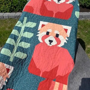 Red Pandas Quilt Pattern by Art East Quilting Co - Traditionally Pieced ...