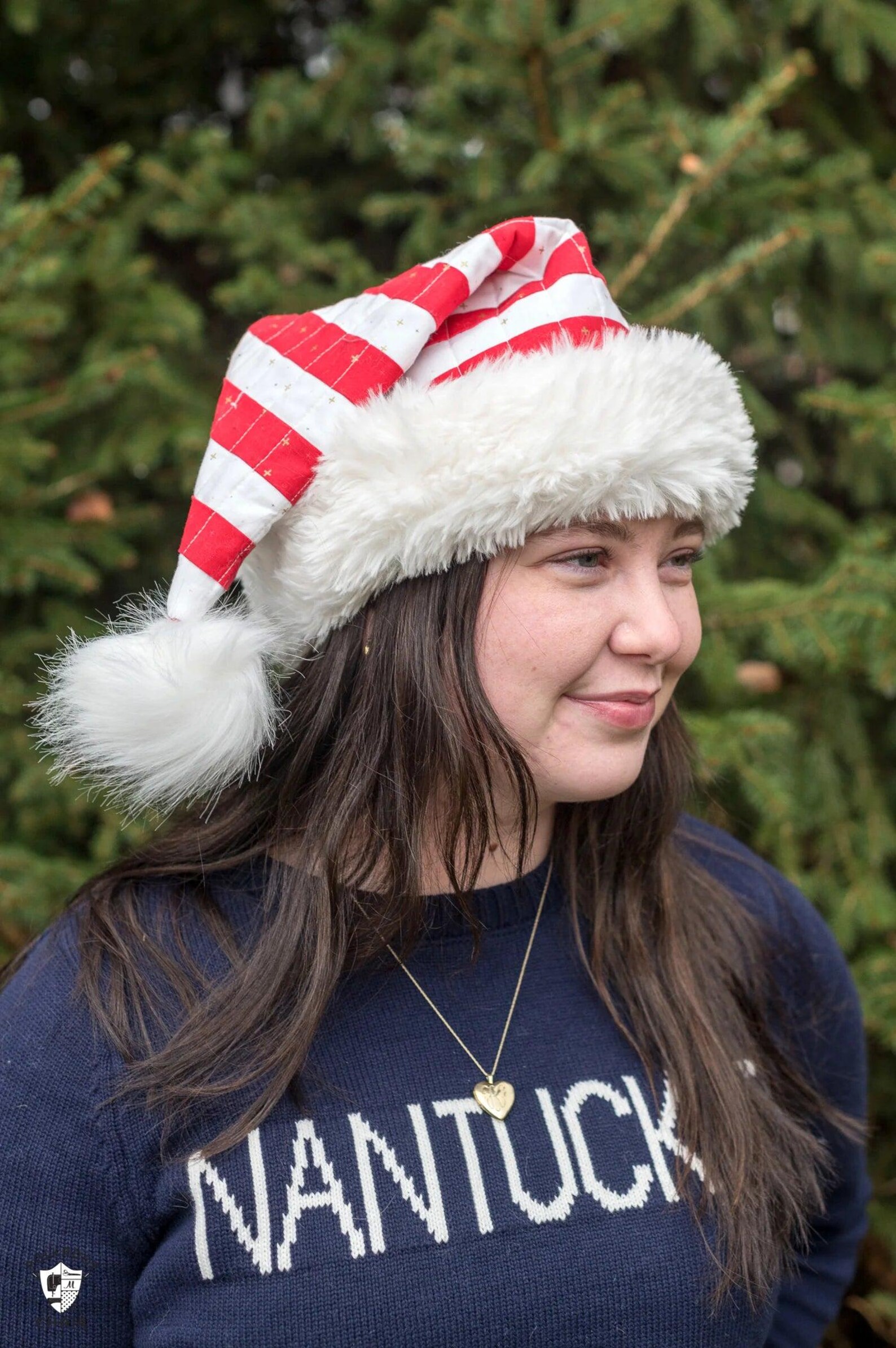 Snowbound Quilted Santa Hat Pattern by Melissa Mortenson, DIY Santa ...