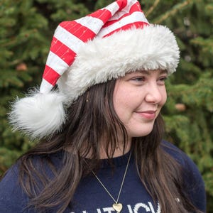 Snowbound Quilted Santa Hat Pattern by Melissa Mortenson, DIY Santa ...