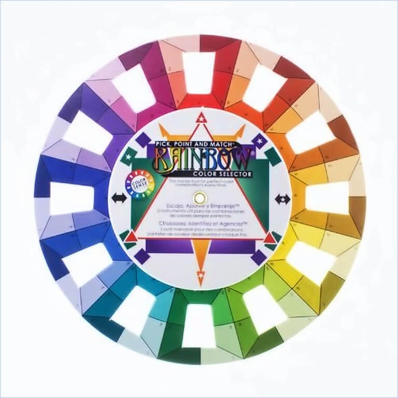 Color Wheels Ultimate 3-in-1 Color Tool 24 Color Cards With - Etsy