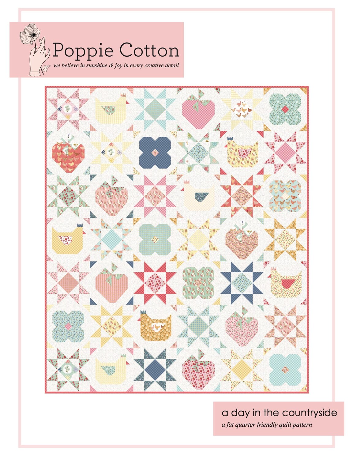 A Day in the Countryside Quilt Pattern by Poppie Cotton - Etsy