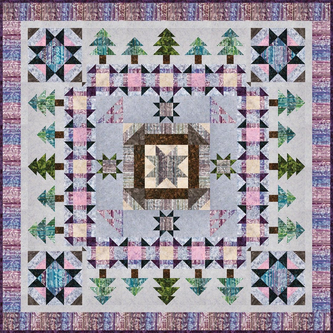Batiks A Walk in the Woods 2024 Block of the Month Kit - Pattern by ...