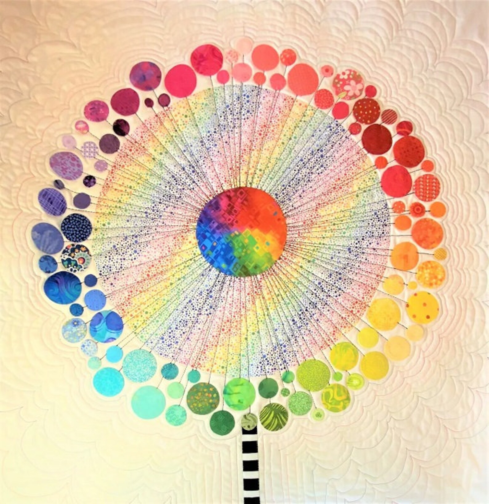 Blowing in the Wind Quilt Pattern by Laura Strickland, Floral Quilt ...