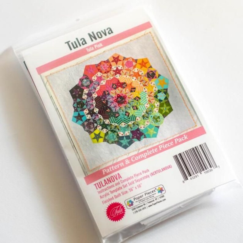 Tula Nova Quilt Complete Piece Pack /pattern Included by Paper - Etsy