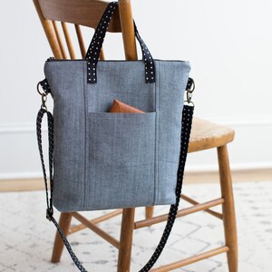 Redwood Tote Pattern by Noodlehead - Mid Sized Cross Body Tote Bag ...