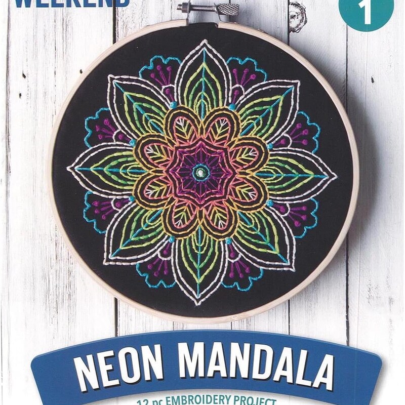 Mandala Embroidery Kit - Etsy