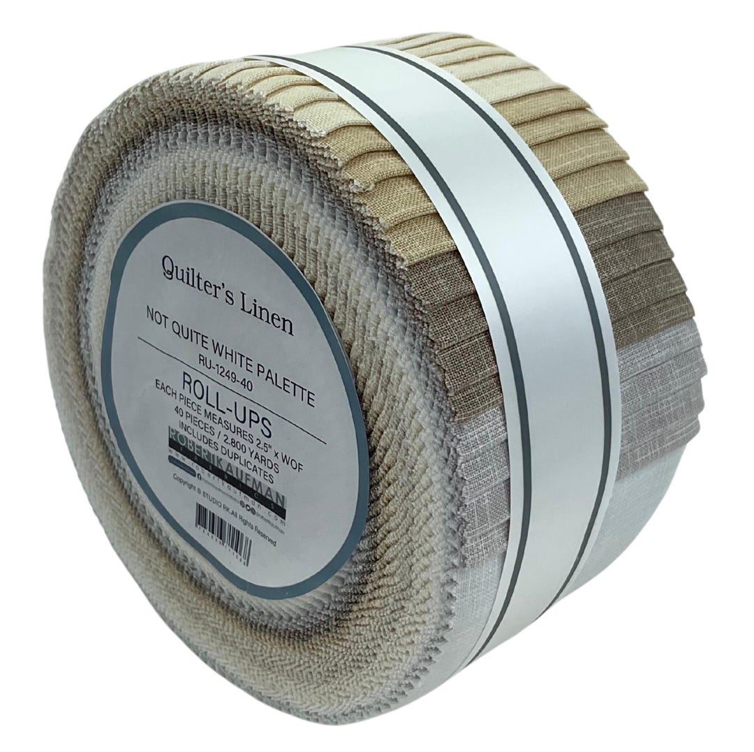Kaufman - Quilter's Linen: Not Quite White Palette Roll up by Studio RK ...