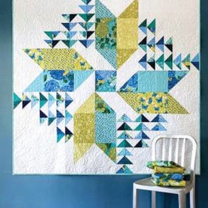 Wind Drifter Quilt Pattern by Robin Pickens Quilt in a Day | Etsy