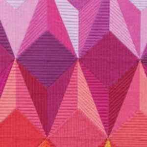 Aura Foundation Paper Piecing Pattern, a Super Colorful Ombre Quilt ...