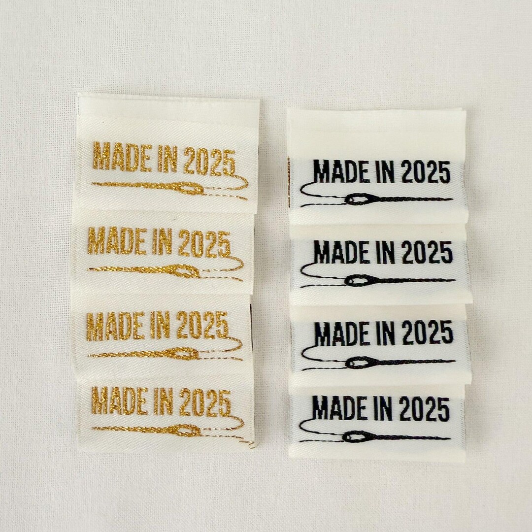 Made in 2025 Woven Labels 8pk by Minki Kim - Sew in Woven Quilt and ...