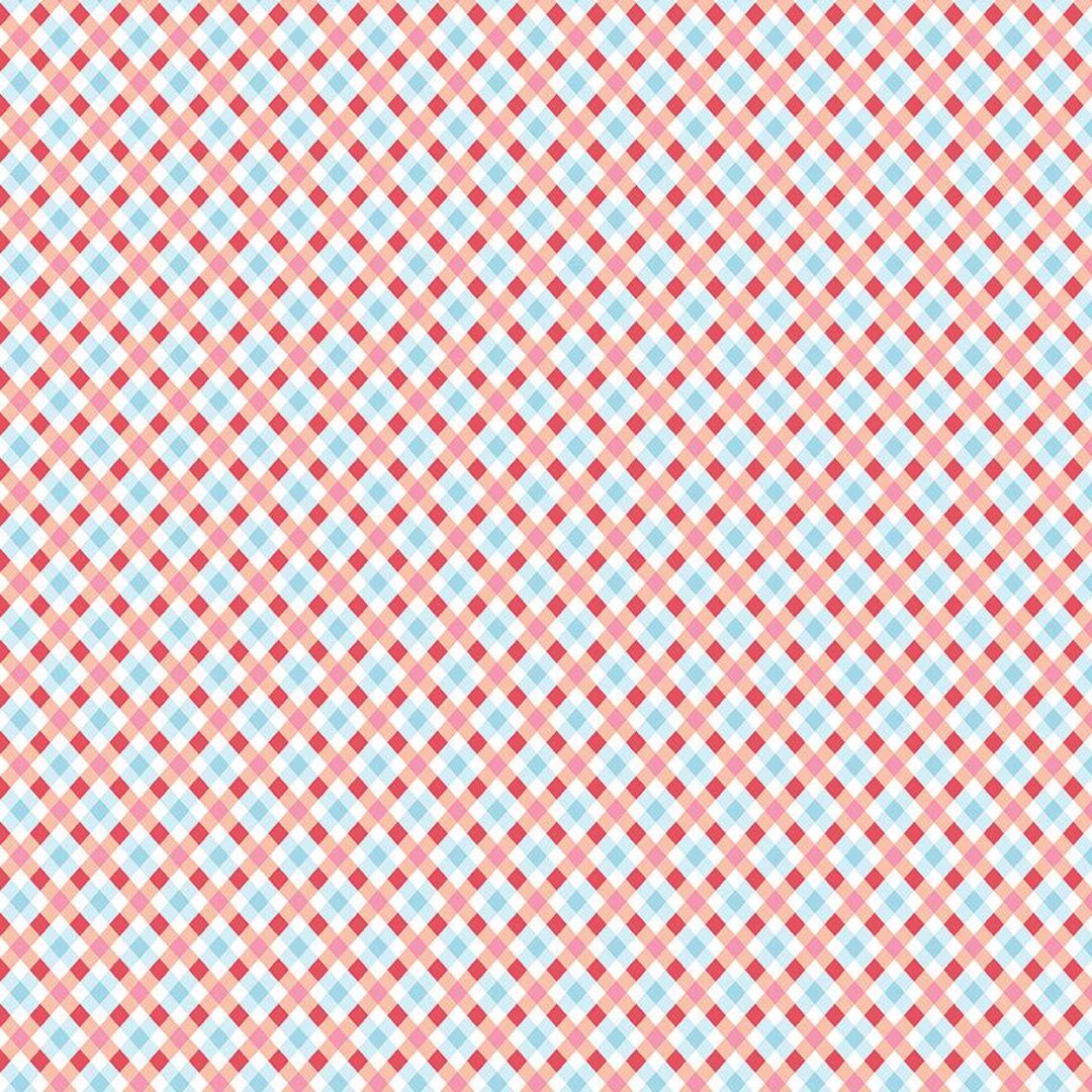Plaid - Apricot - Love Notes for Riley Blake Designs, Sold by the ...