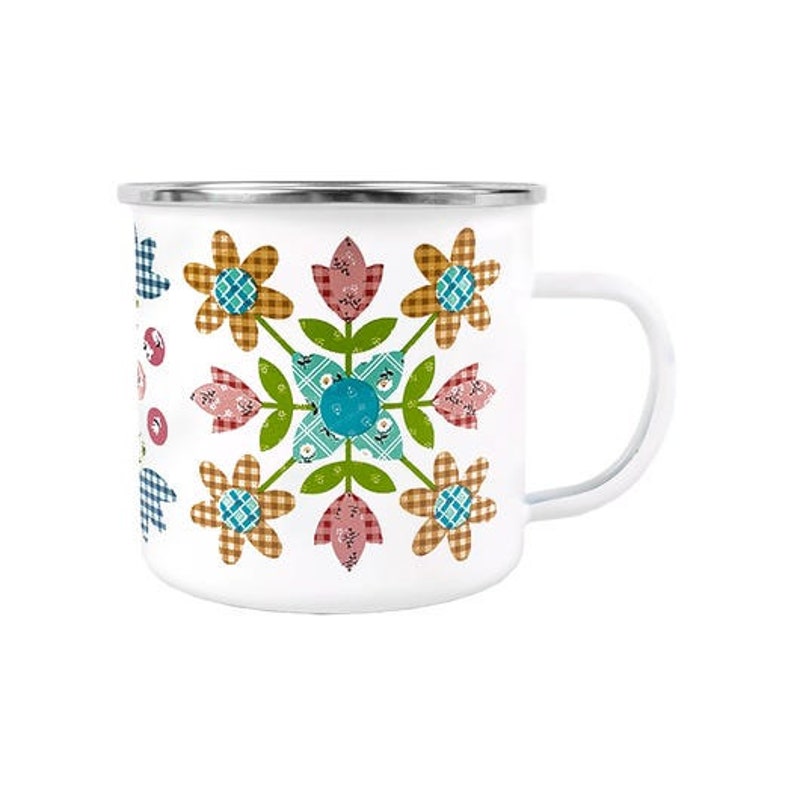 Lori Holt Prairie Enamel Tin Mug Is A Great T Idea For Etsy